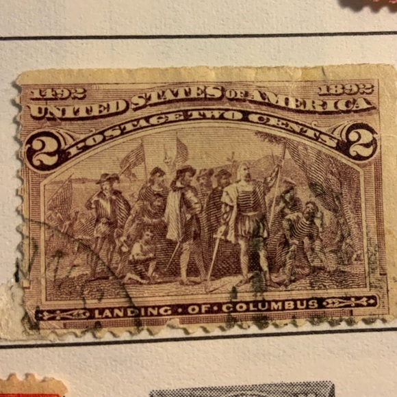 Other | Rare 1893 Landing Of Columbus Stamp | Poshmark